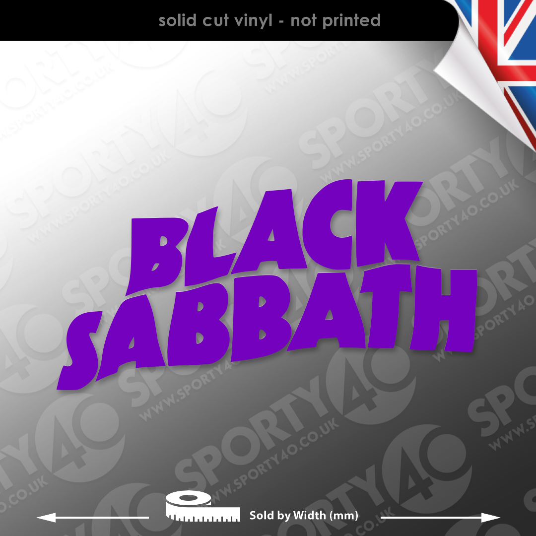 Black Sabbath Vinyl Decal Sticker