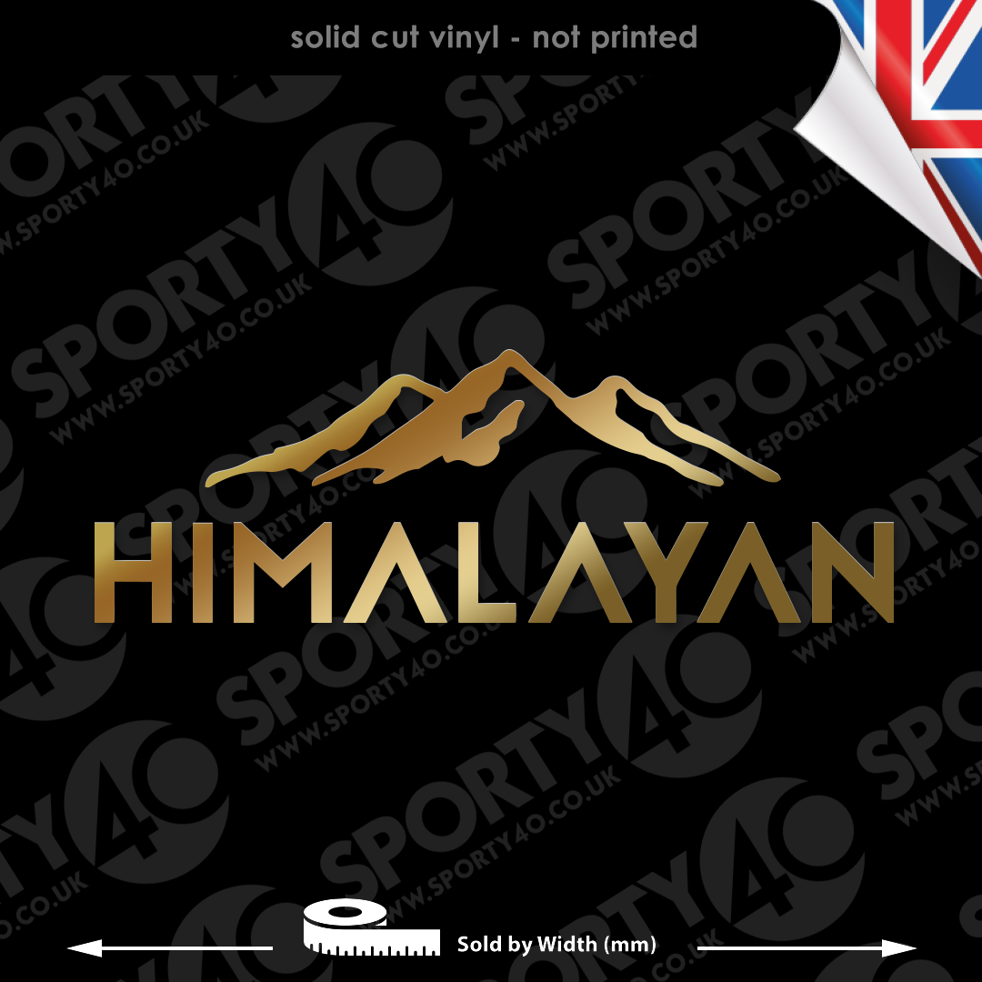 Royal Enfield Himalayan Vinyl Decal Stickers