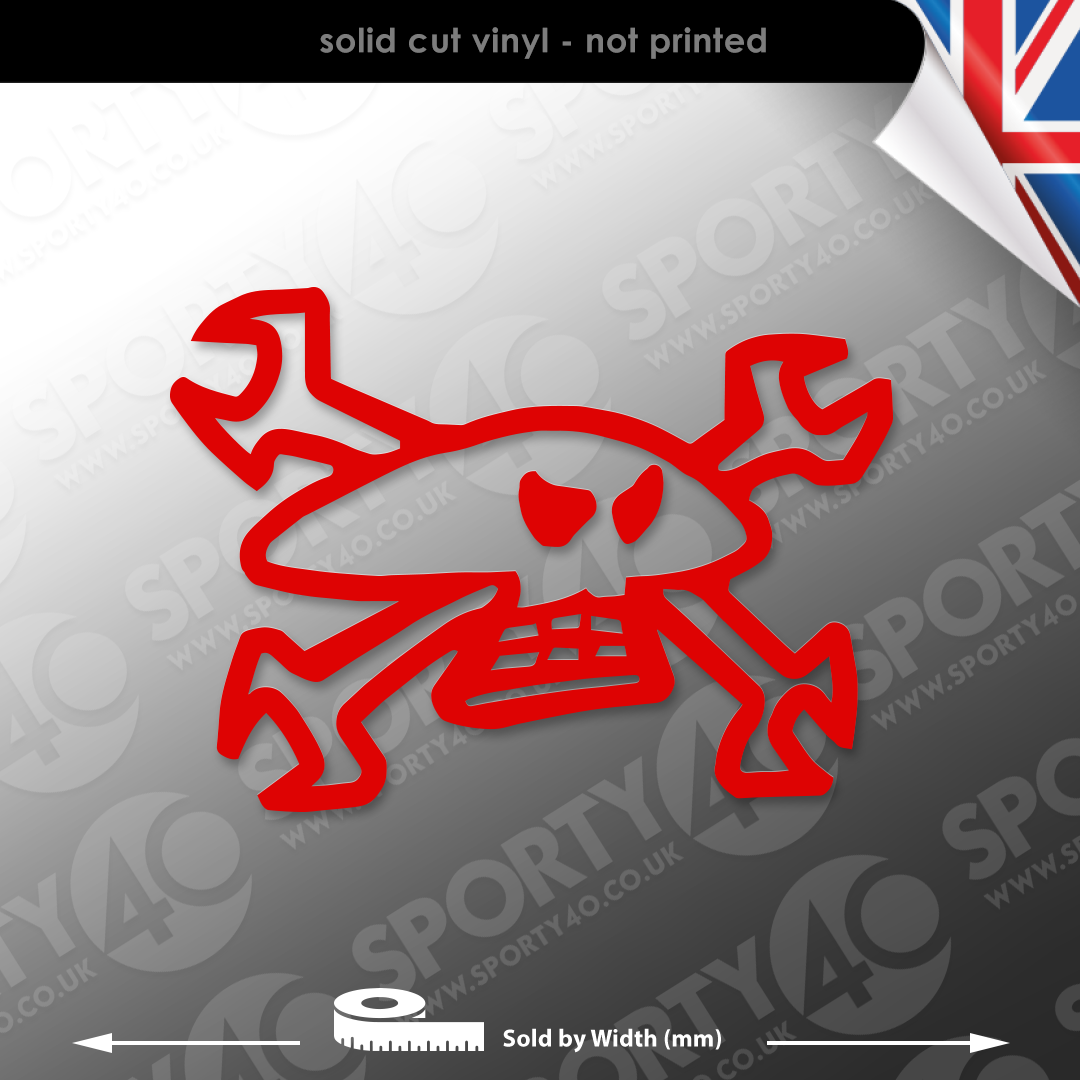 Guy Martin Skull Vinyl Decal Sticker