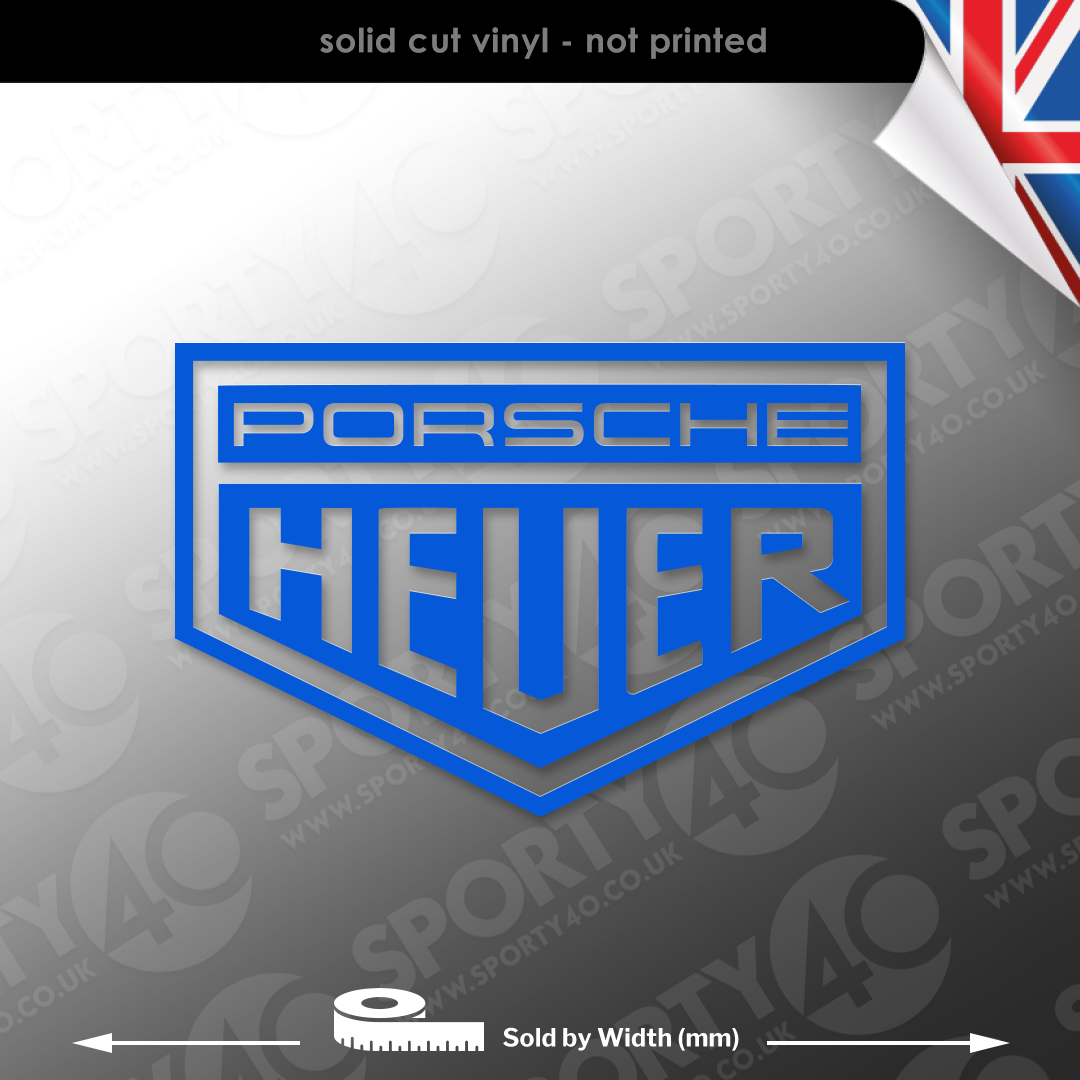 Porsche Heuer Vinyl Decal Sticker