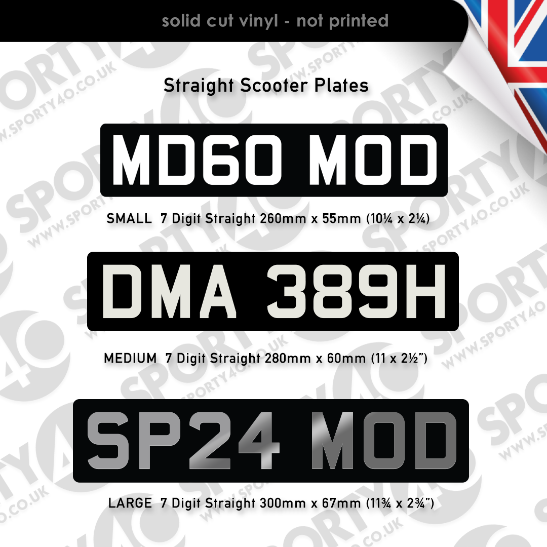 Motorbike & Scooter Plates