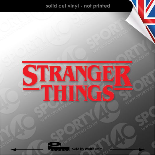 Stranger Things Vinyl Decal Sticker
