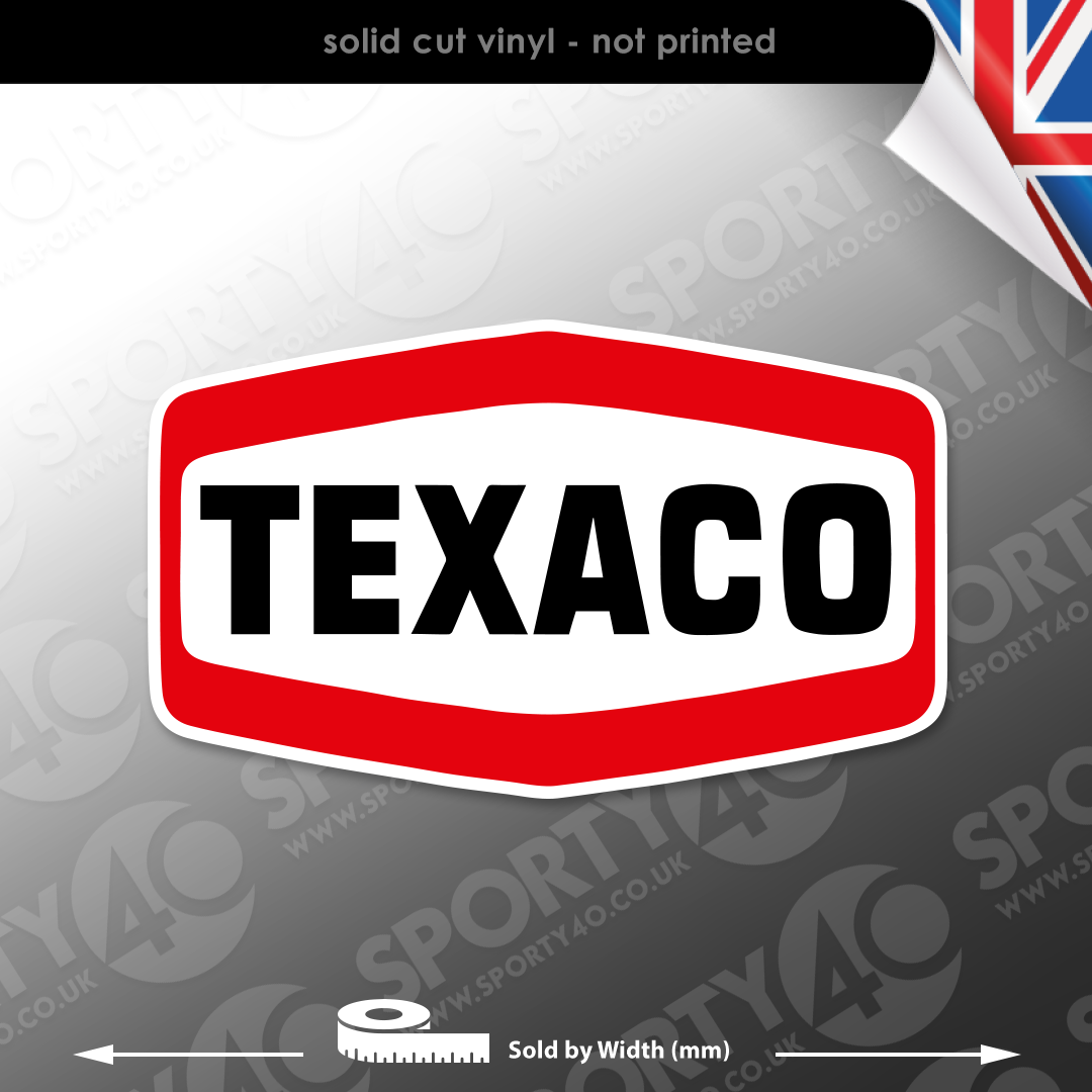 Texaco Motor Oil Vinyl Decal Sticker 4