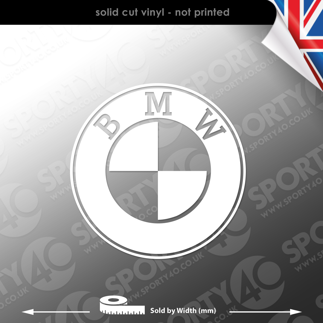 BMW Retro Roundel Vinyl Decal Sticker