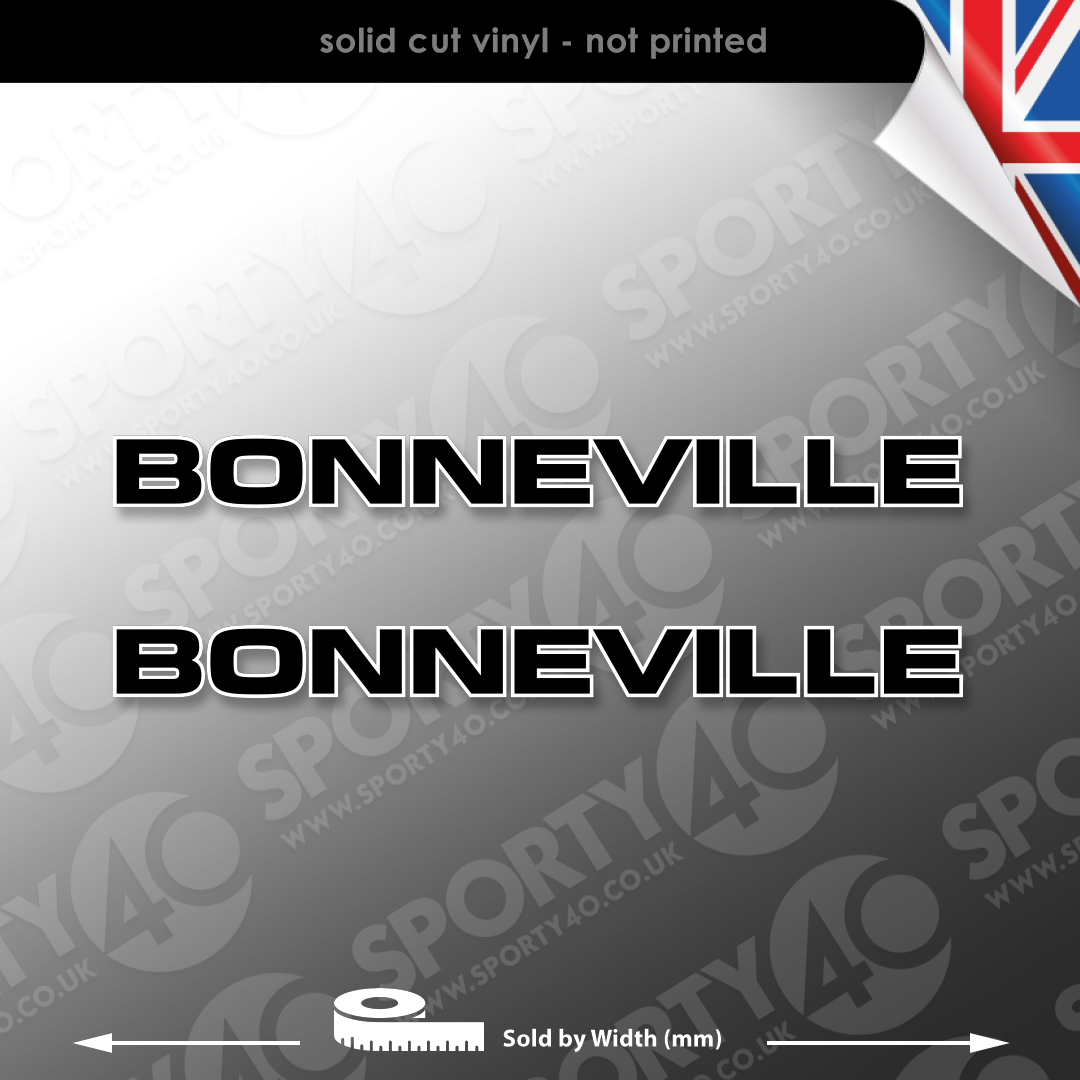 Triumph Bonneville Vinyl Decal Sticker