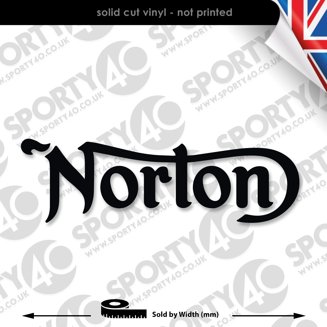 Retro Norton Motocycles Vinyl Decal Sticker