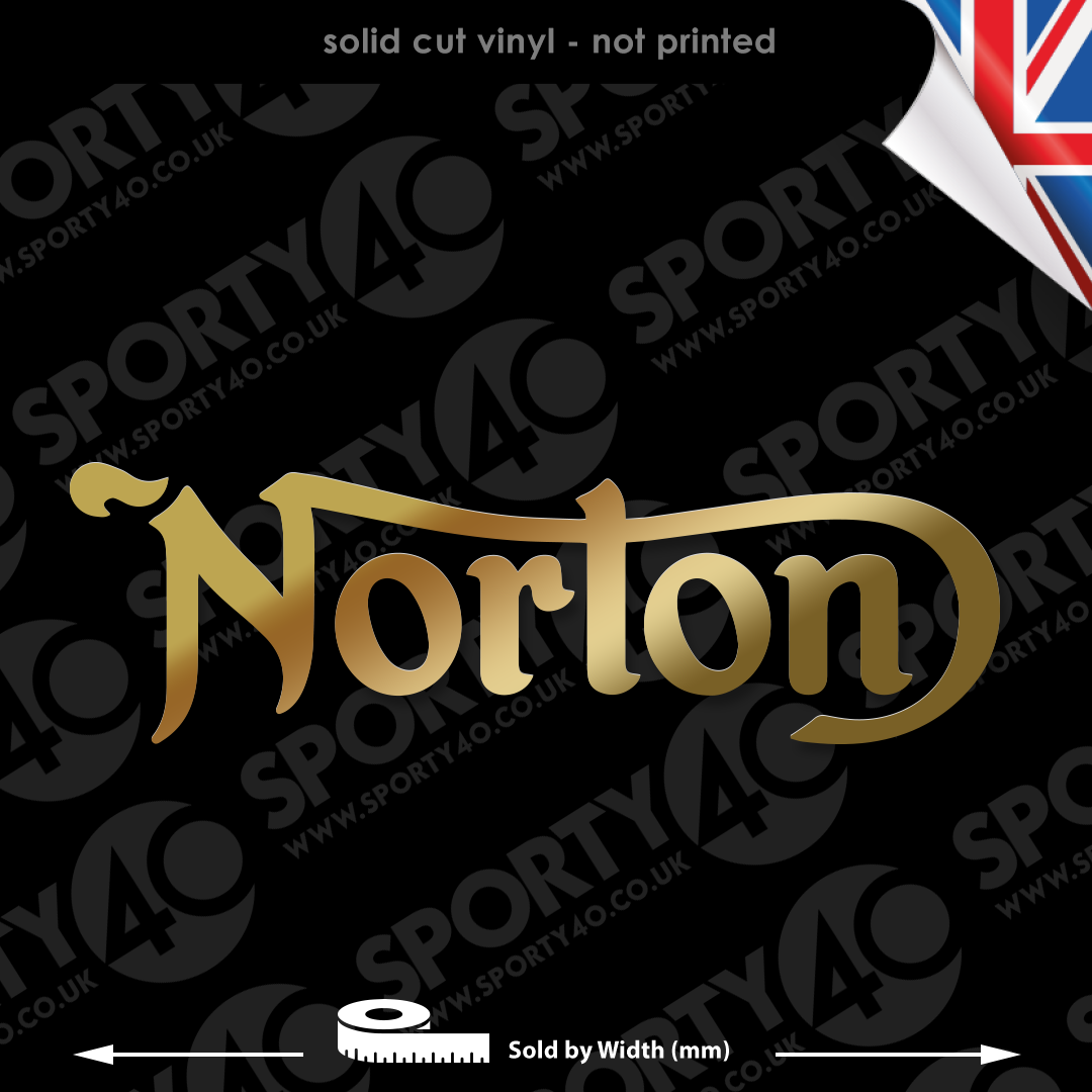 Retro Norton Motocycles Vinyl Decal Sticker