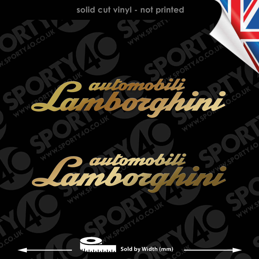 Lamborghini automobilia Vinyl Decal Sticker