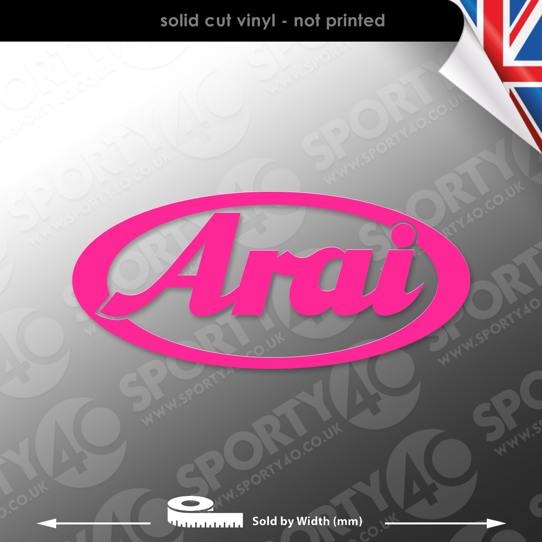 Arai Helmets Vinyl Decal Sticker