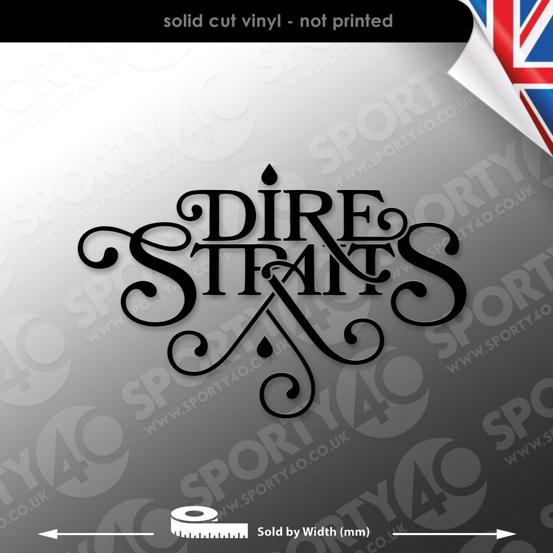 Dire Straits Vinyl Decal Sticker