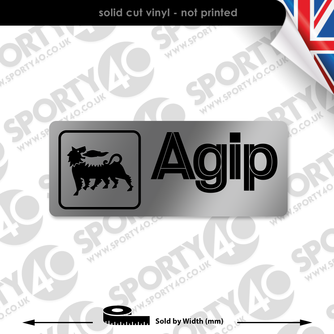 Agip Oils Vinyl Decal Sticker