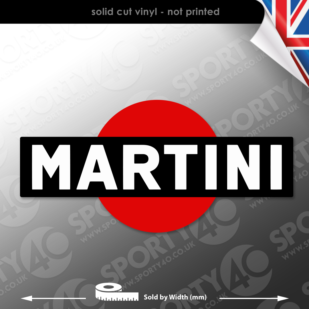 Martini Race Sponsor Decal Range