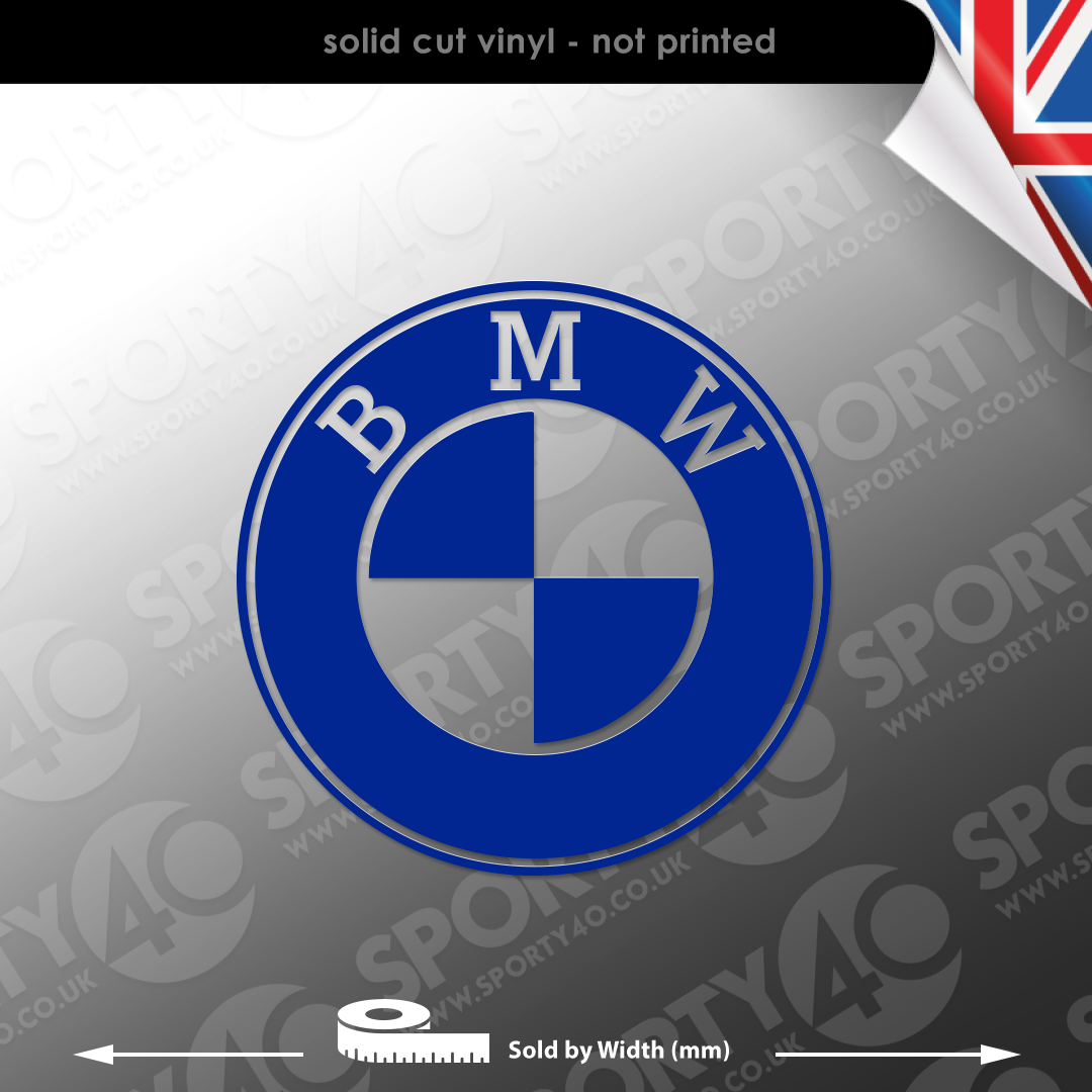 BMW Retro Roundel Vinyl Decal Sticker