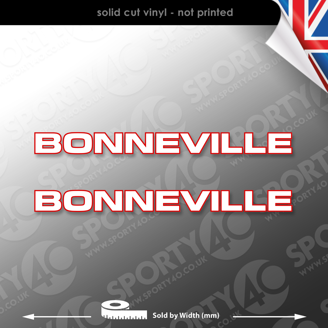 Triumph Bonneville Vinyl Decal Sticker