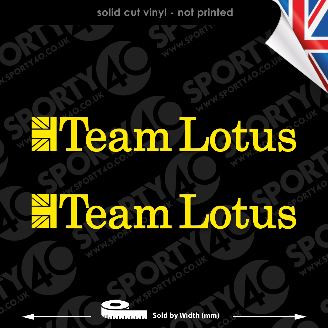 Team Lotus Vinyl Decal Sticker