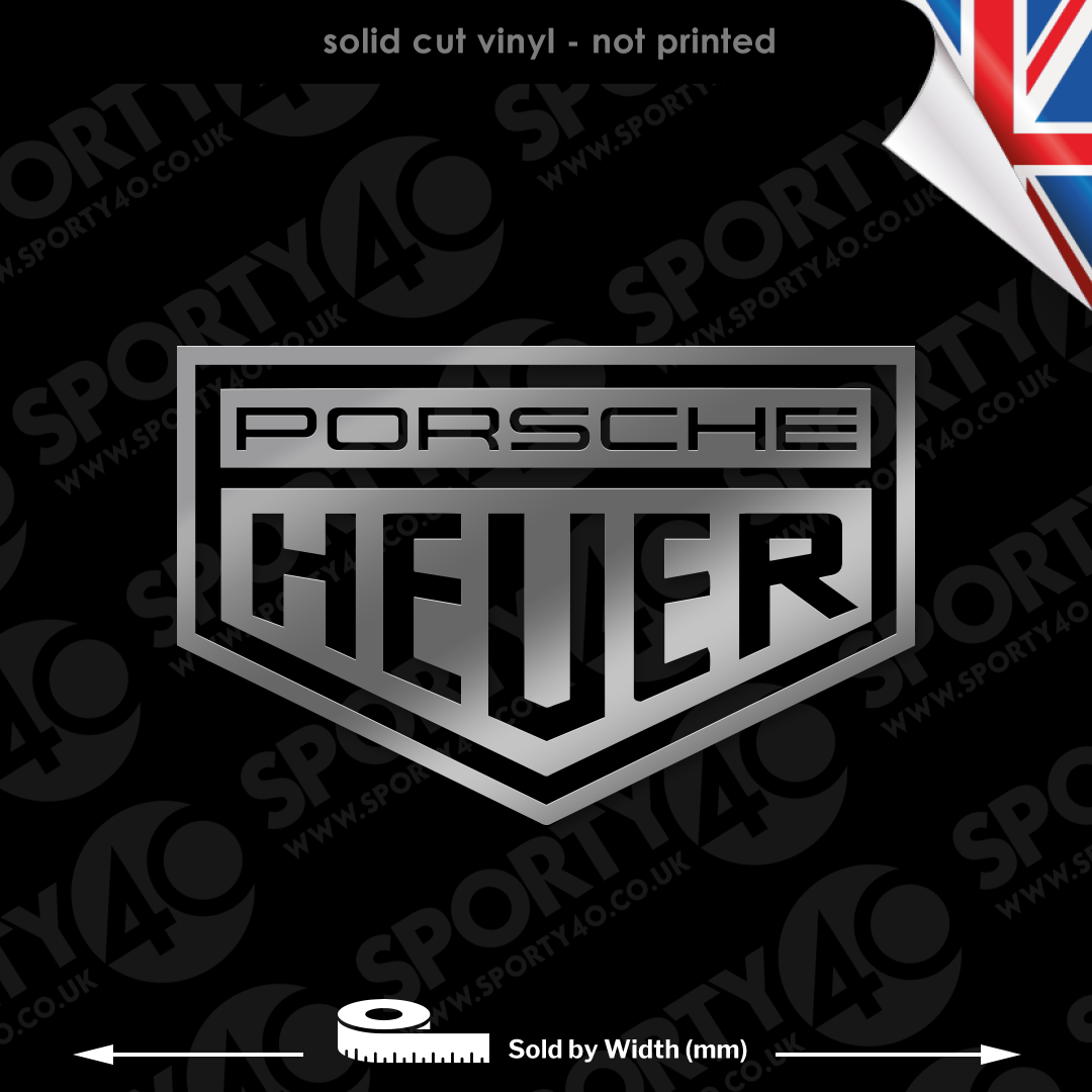 Porsche Heuer Vinyl Decal Sticker