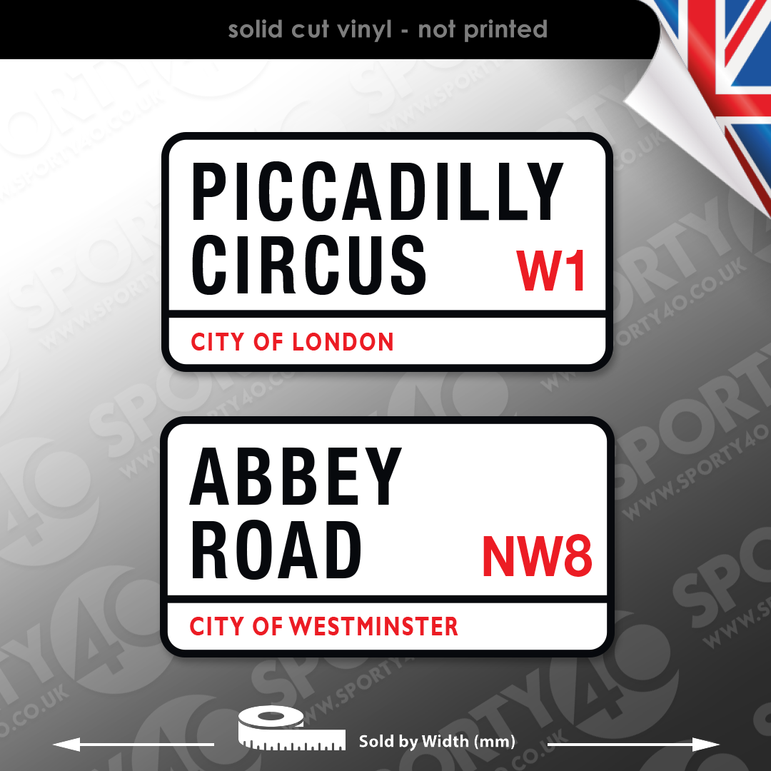 Self-Adhesive City of London Personalised Decal Sticker 2