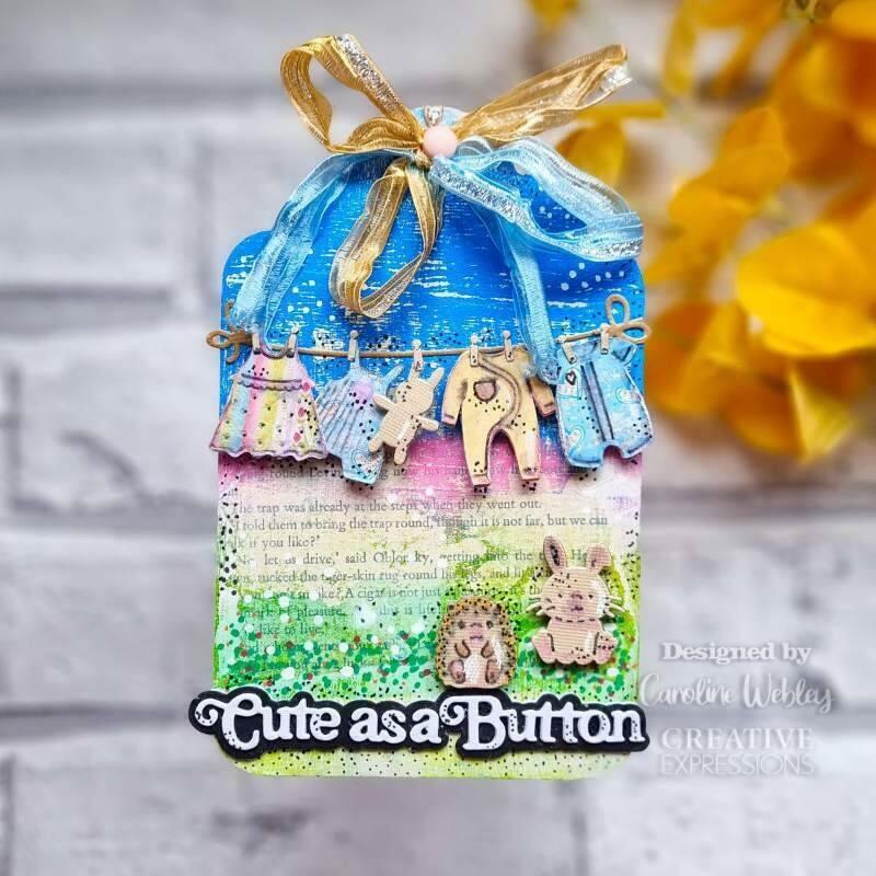 Creative Expressions Sue Wilson Necessities Cutest Clothes Line Craft Die