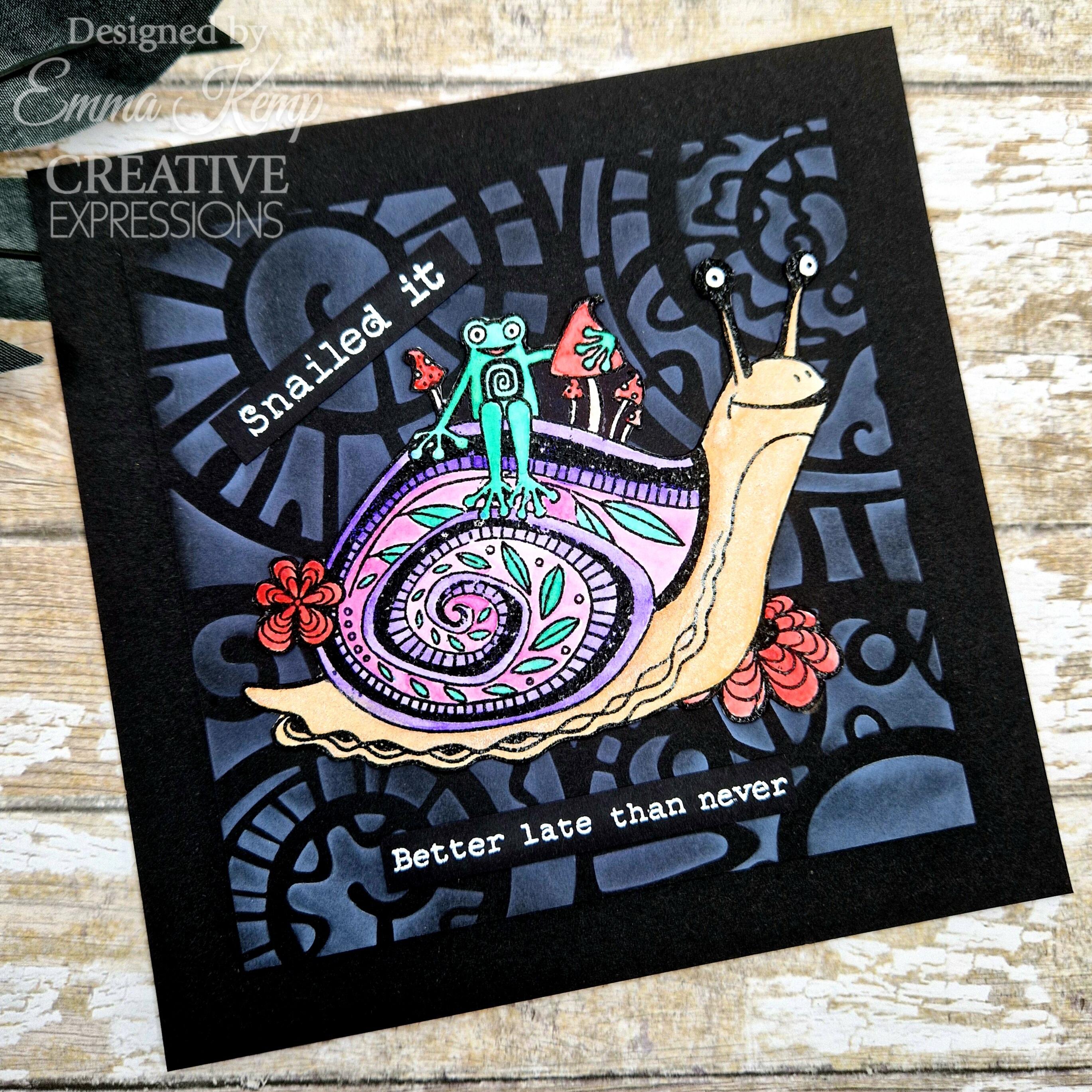 Creative Expressions Dora Shell 6 in x 6 in Stencil