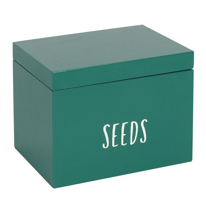 SMALL GREEN SEED STORAGE BOX
