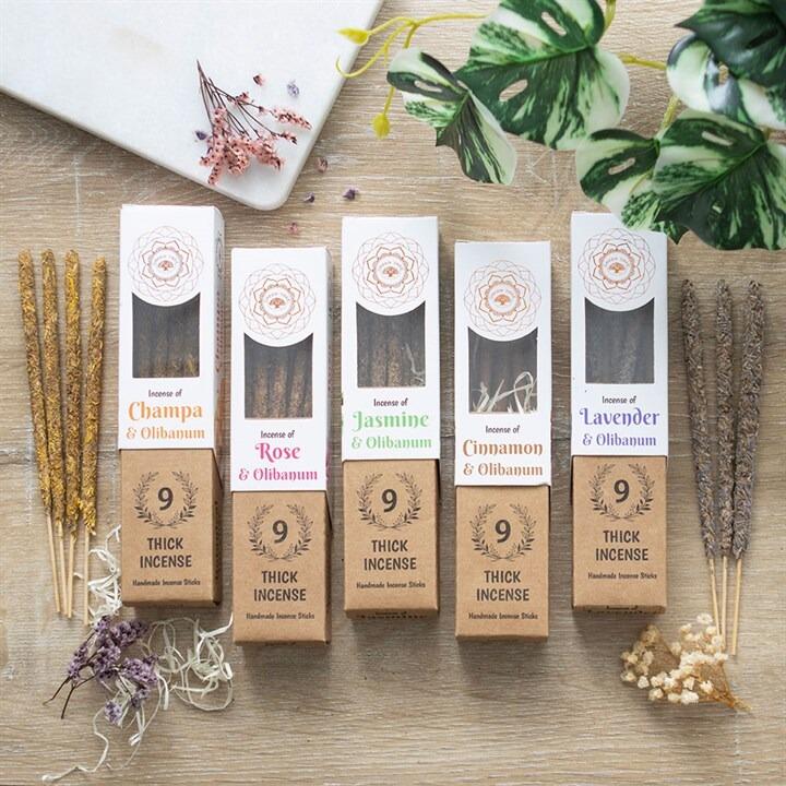 6 Packs of Rose & Olibanum Botanical Incense Sticks