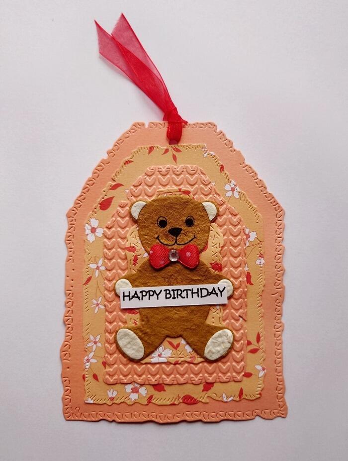 Teddy Bear Handmade Birthday Cards