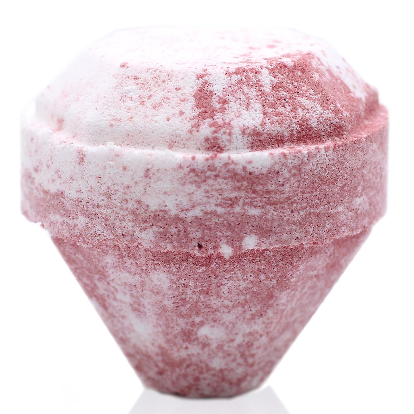 The Sunrise Ruby Bath Gemstone Bomb