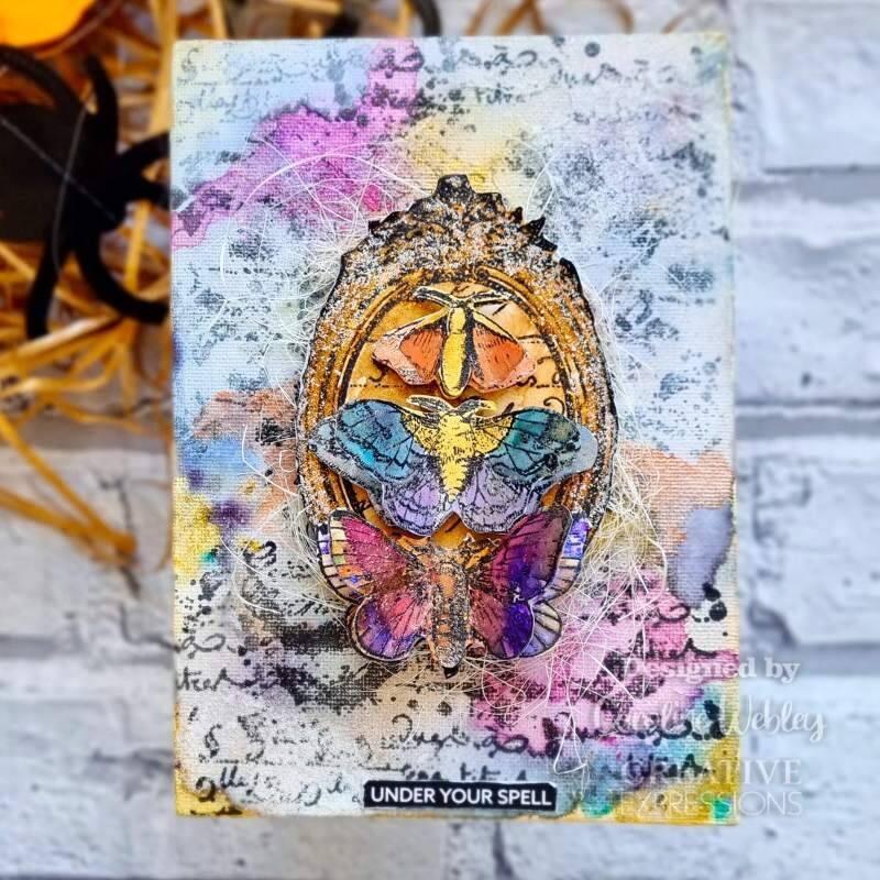 Creative Expressions Sam Poole Inked Journal A6 Pre-Cut Rubber Stamp