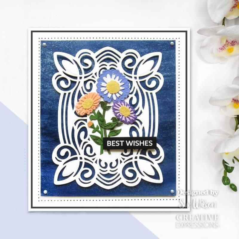 Creative Expressions Sue Wilson Layered Flowers Collection Zinnia Craft Die