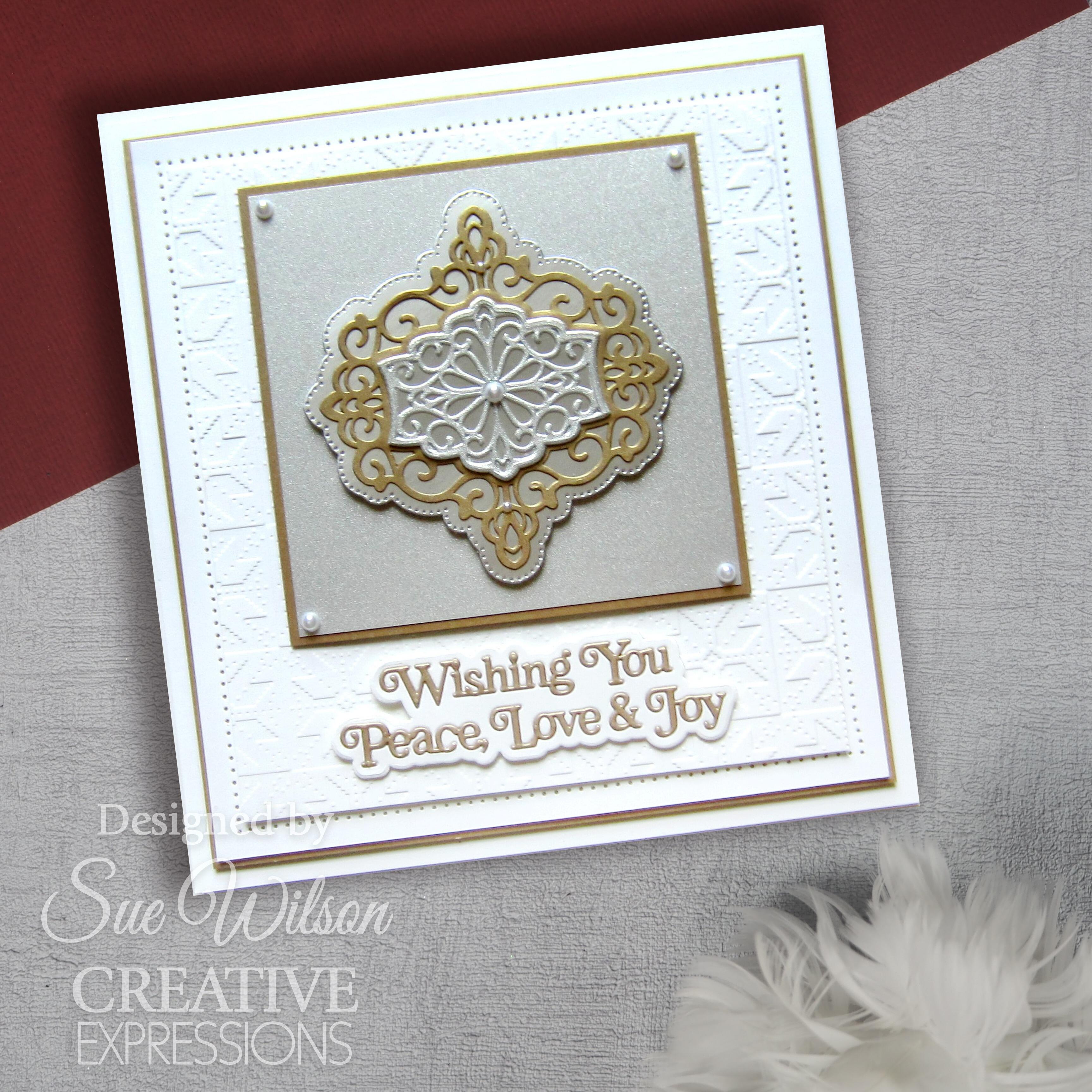 Creative Expressions Sue Wilson Festive Snowflake Sparkle Craft Die