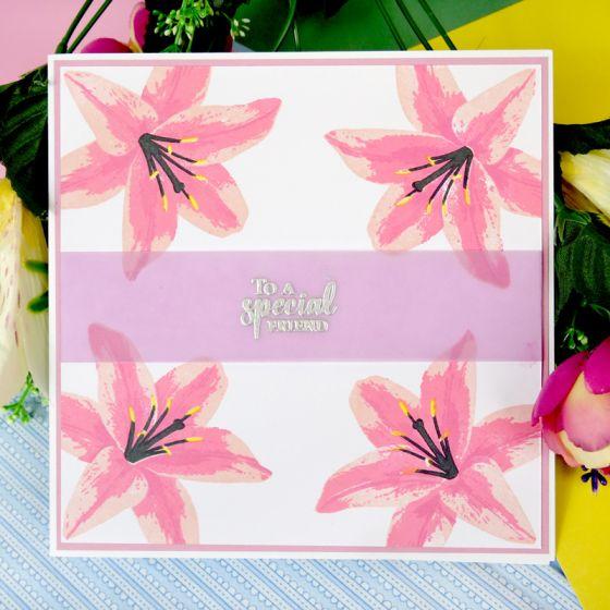 For the Love of Stamps - Layering Lily
