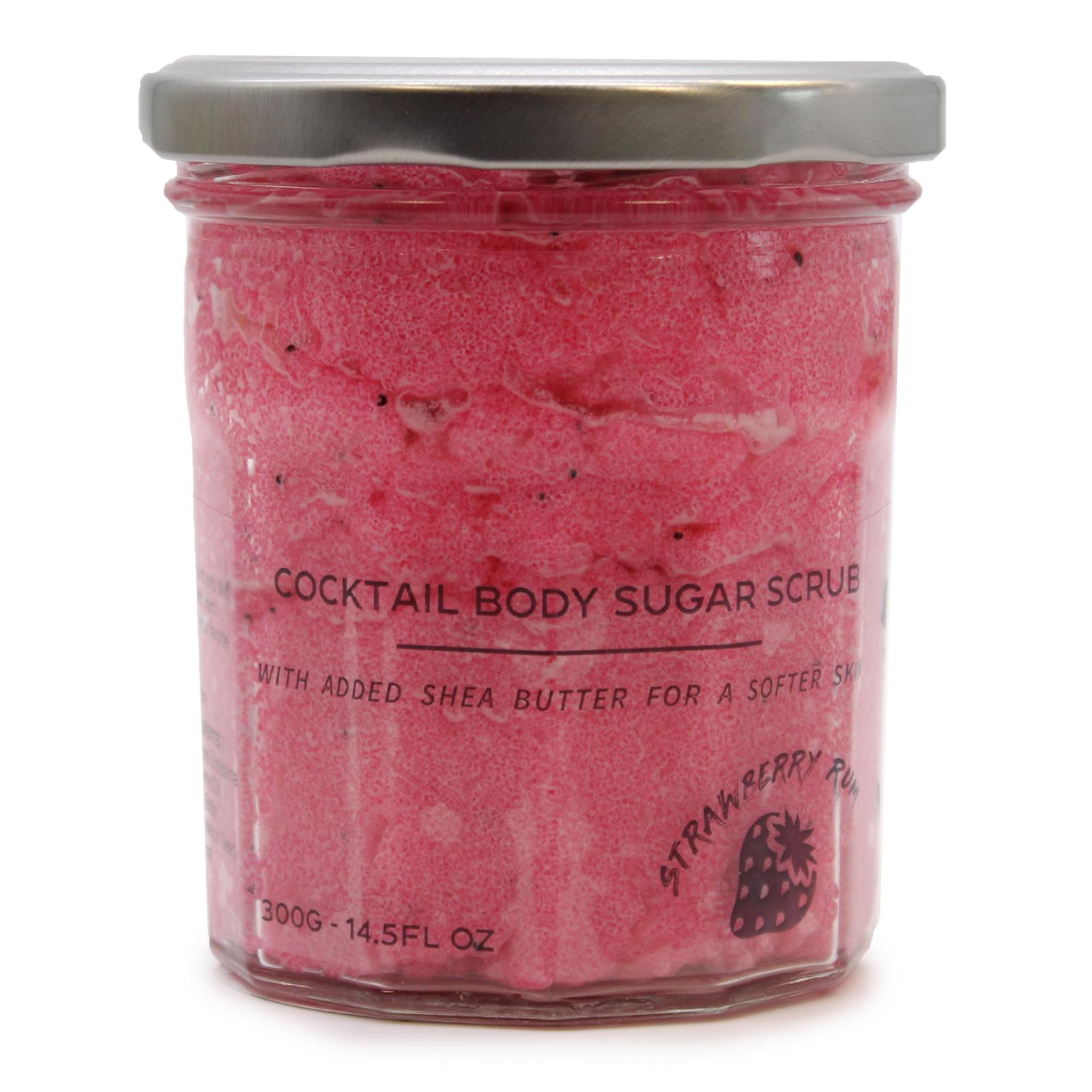 Fragranced Sugar Body Scrub - Strawberry Rum