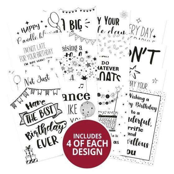 Say it with Style Pocket Pads - Birthdays