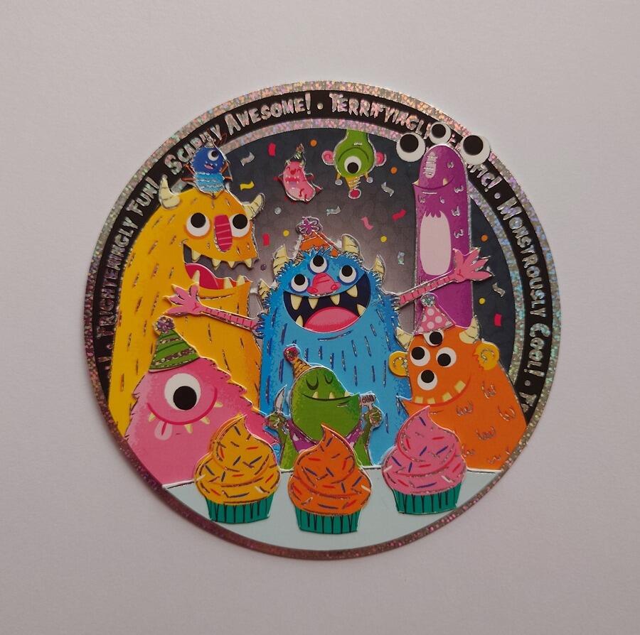 Scary Monsters Inc Birthday Handmade Card Topper