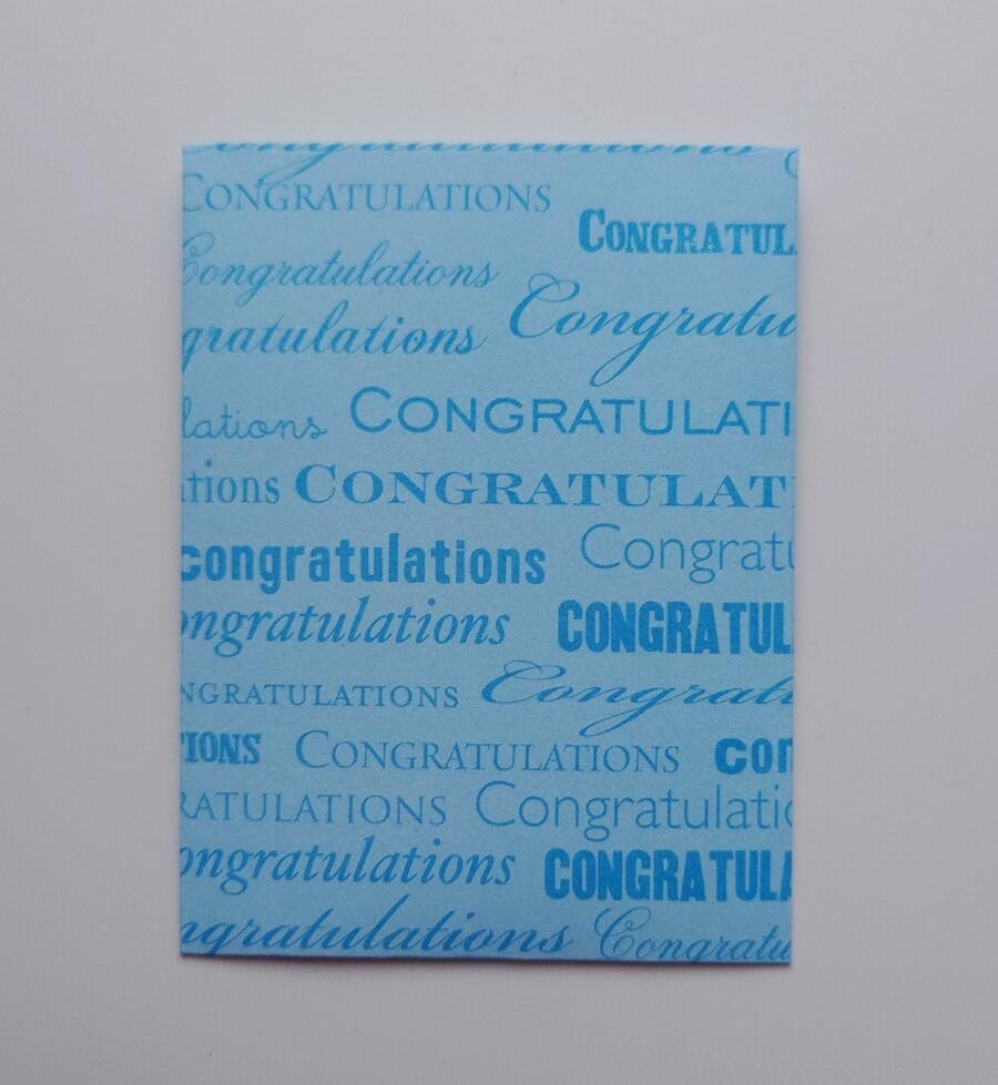 Congratulations Junk Journal Coin Envelope Cash Envelope Handmade ...