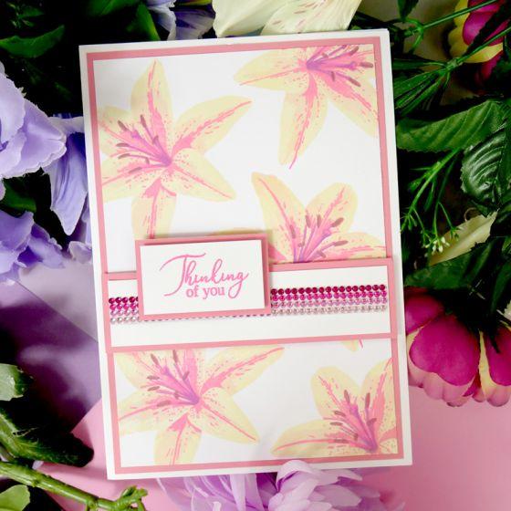 For the Love of Stamps - Layering Lily