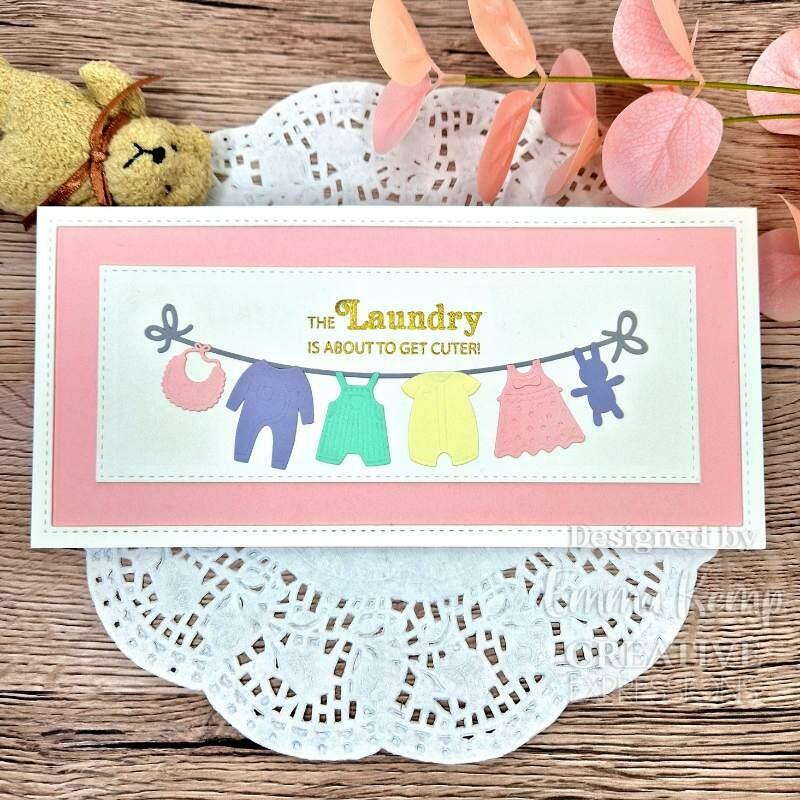Creative Expressions Sue Wilson Necessities Cutest Clothes Line Craft Die