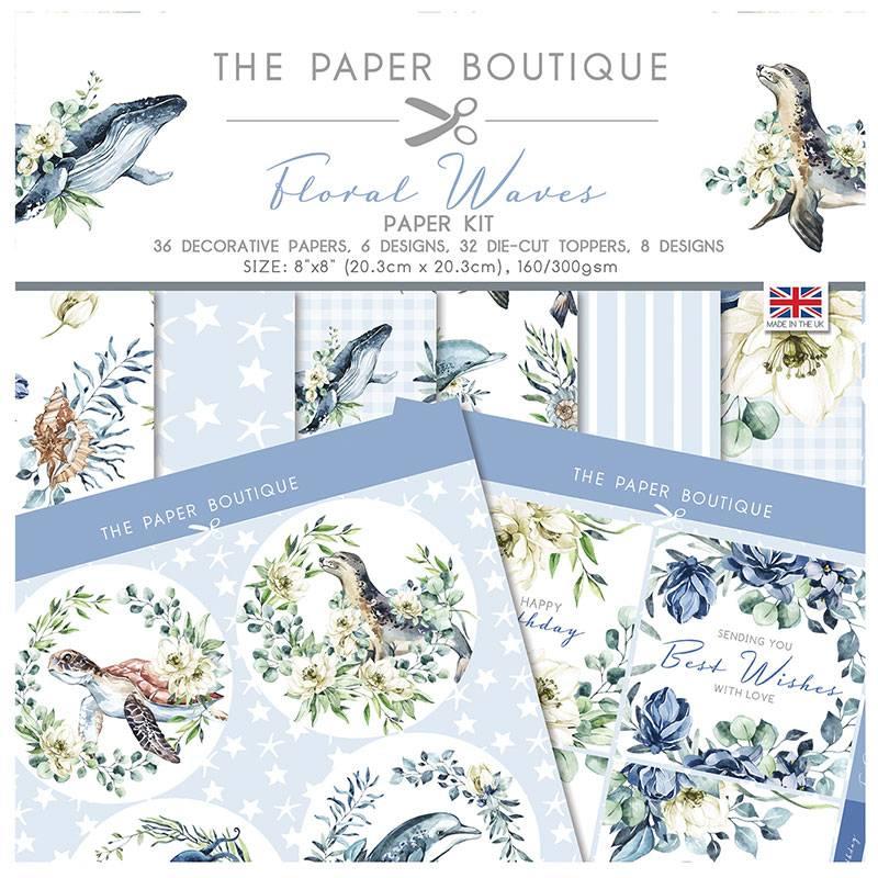 The Paper Boutique Floral Waves Paper Kit