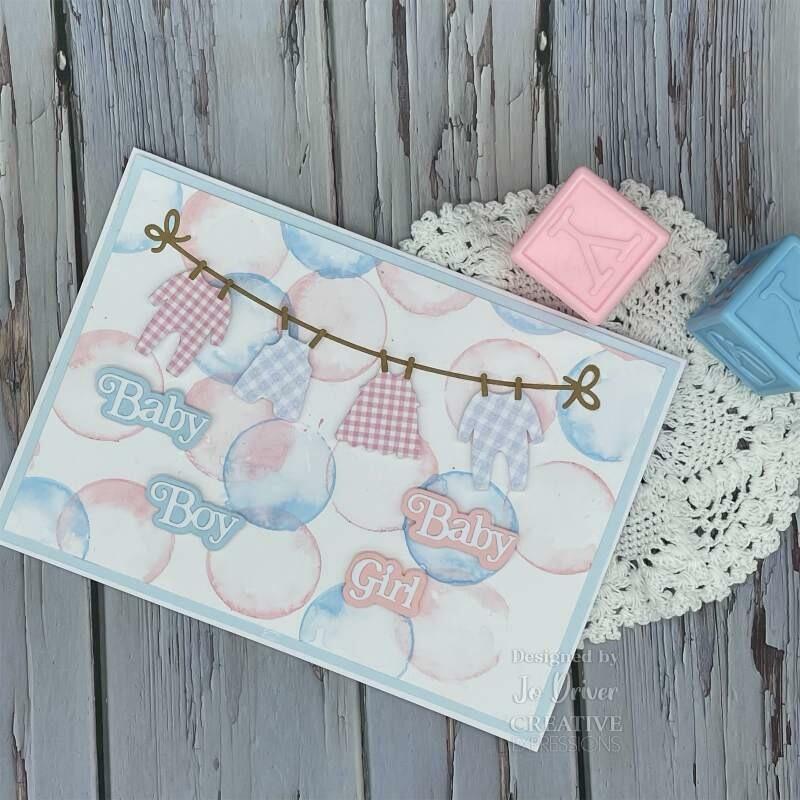 Creative Expressions Sue Wilson Necessities Cutest Clothes Line Craft Die