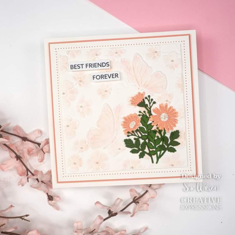 Creative Expressions Sue Wilson Layered Flowers Collection Zinnia Craft Die