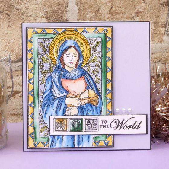 For the Love of Stamps - Mother Mary A6 Stamp Set