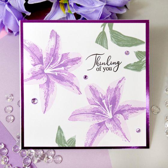 For the Love of Stamps - Layering Lily