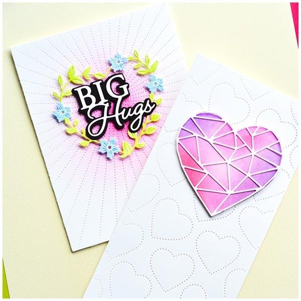 MEMORY BOX DIE SLIM PINPOINT HEART PLATE