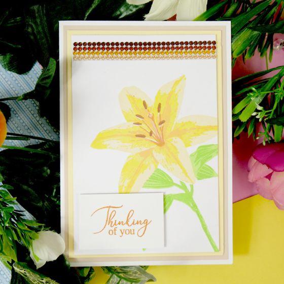 For the Love of Stamps - Layering Lily