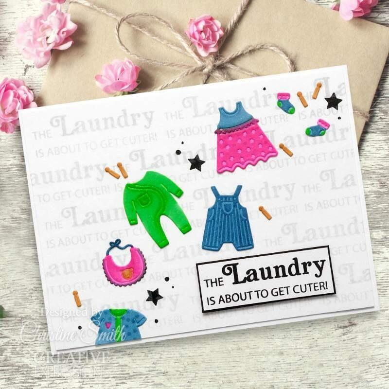 Creative Expressions Sue Wilson Necessities Cutest Clothes Line Craft Die