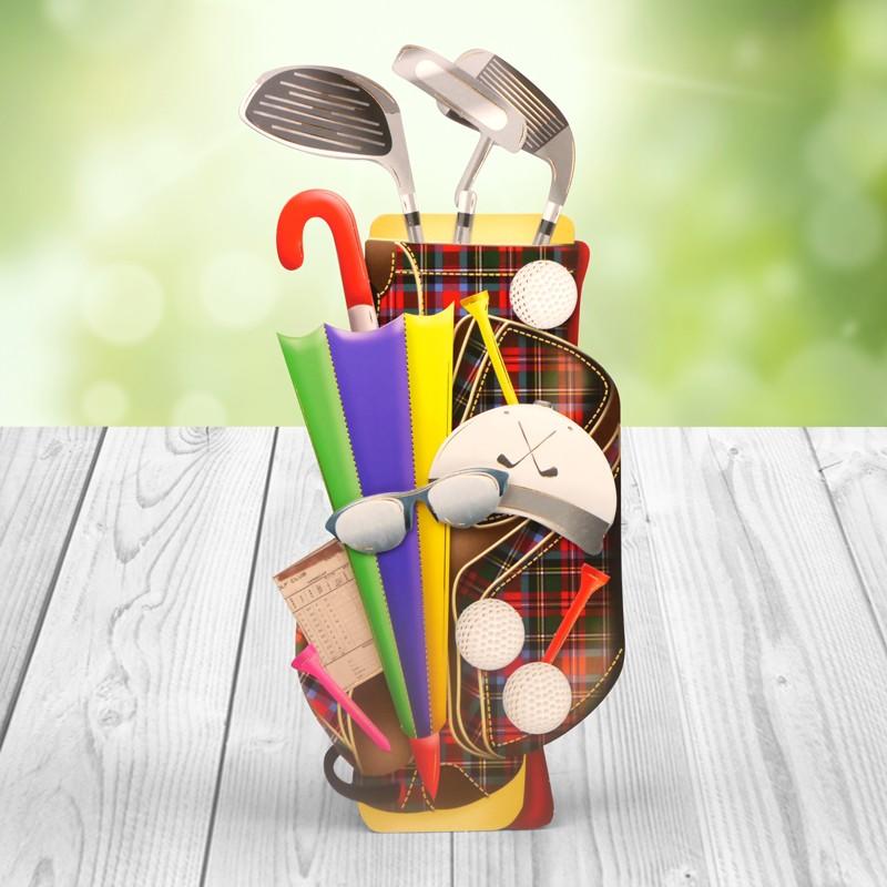 Hunkydory Collage-a-Card Luxury Topper Set - GOLFING GUY AND GONE FISHIN'