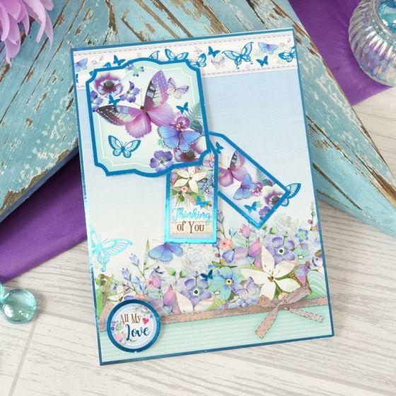 Butterfly Blue Deluxe Craft Pad