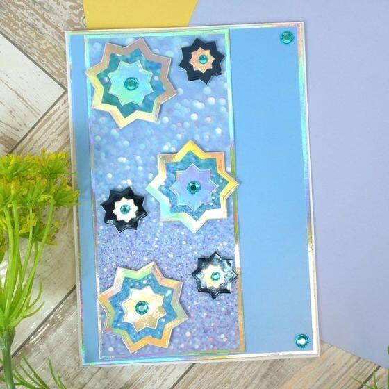 Moonstone Dies - Mini Shape Builders - Squares, Starbursts & Hexagons