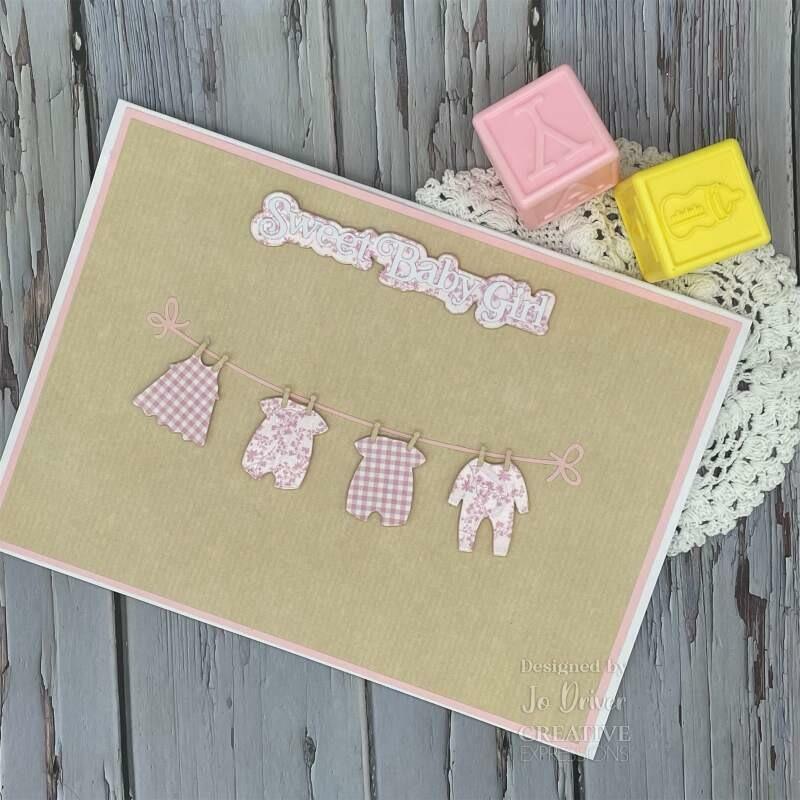 Creative Expressions Sue Wilson Mini Shadowed Sentiments Sweet Baby Boy ...