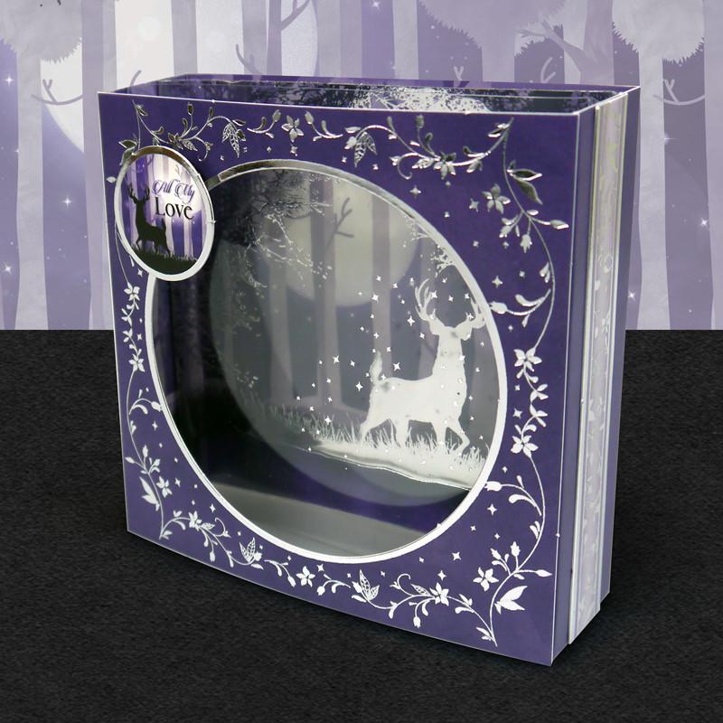 TWILIGHT KINGDOM LUXURY MOONLIT SHADOW BOX CARDS